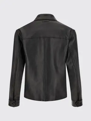 Marni Bi-suede And Leather Jacket With Pointed Collar