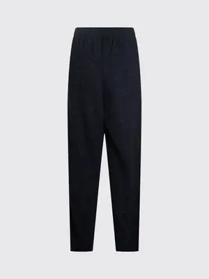 Fabiana Filippi High-waisted Straight-leg Knit Wool Blend Trousers - Blue