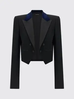 TOM FORD Wool Tuxedo Blazer With Velvet Peak Lapels