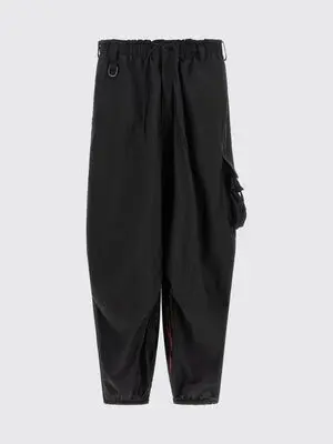 Y3 Wide-leg Technical Fabric Cargo Trousers With Drawstring Waist