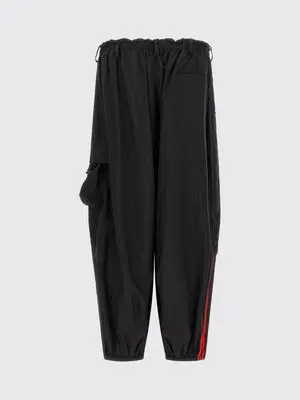 Y3 Wide-leg Technical Fabric Cargo Trousers With Drawstring Waist
