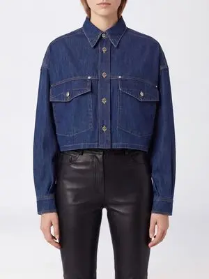 Versace Cropped Denim Shirt