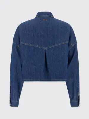 Versace Cropped Denim Shirt