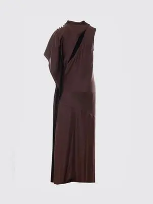 Pinko Asymmetrical One-shoulder Satin Midi Ceremony Dress