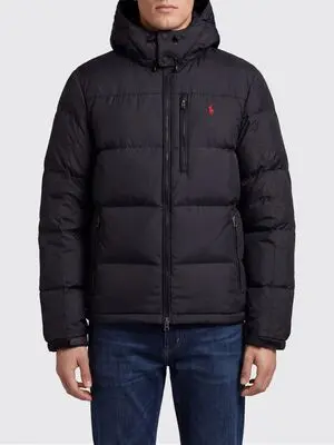Polo Ralph Lauren Gorham Quilted Nylon Hooded Down Jacket With Pony Logo - Black