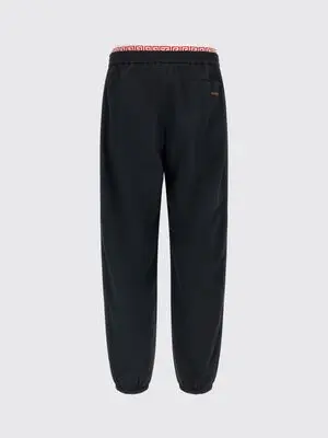 Versace Technical Fabric Jogging Trousers With Greca Logo Elasticated Waistband