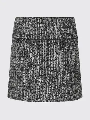 ERMANNO FIRENZE Sequined Chevron Skirt