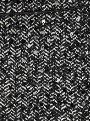 ERMANNO FIRENZE Sequined Chevron Skirt