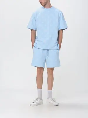 Casablanca Embroidered Logo Shorts - Gnawed Blue