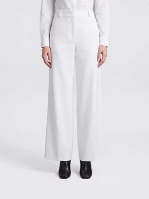 Giorgio Armani Pure Silk High-waisted Wide-leg Trousers