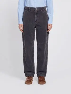 HAIKURE Corduroy Carpenter Pants - Grey