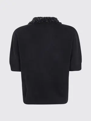SEMICOUTURE Polo Shirt - Black