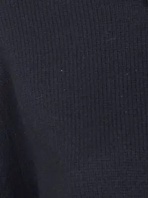 SEMICOUTURE Wool And Cashmere Crewneck Jumper With Crystal Embellishments - Black