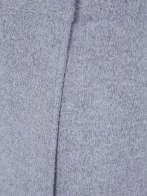 SEMICOUTURE High-waisted Wool Wrap Miniskirt - Grey