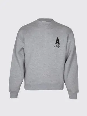 AUTRY Cotton Crewneck Jumper With Contrast Logo