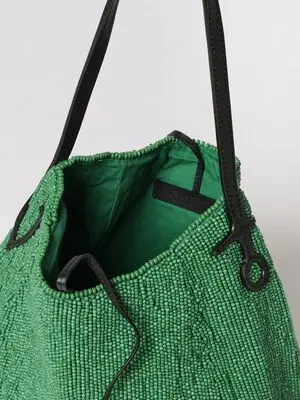 JW Anderson Beaded Bucket Bag - Green