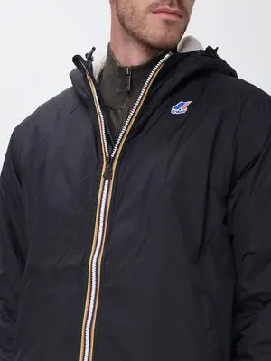 K-WAY Le Vrai 4.0 Eiffel East Nylon Parka With Fleece Lining - Black