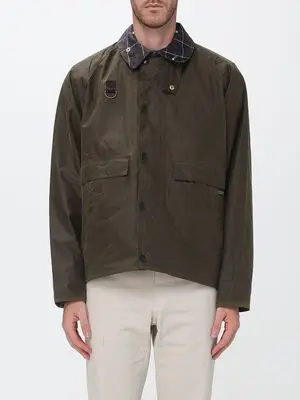 Barbour Spey Waxed Cotton Jacket With Corduroy Collar