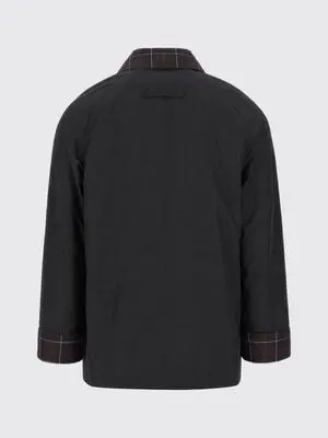 Barbour Spey Waxed Cotton Jacket With Corduroy Collar - Green