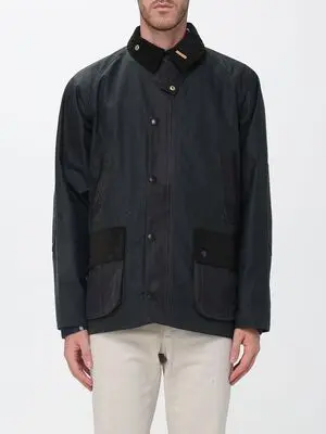 Barbour Waxed Cotton Bedale Jacket With Corduroy Collar