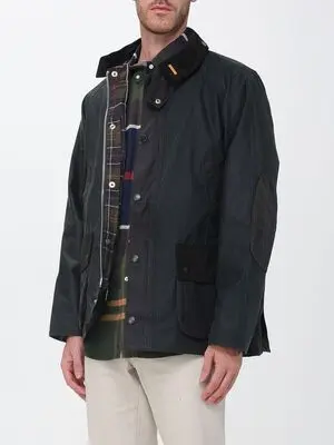 Barbour Waxed Cotton Bedale Jacket With Corduroy Collar