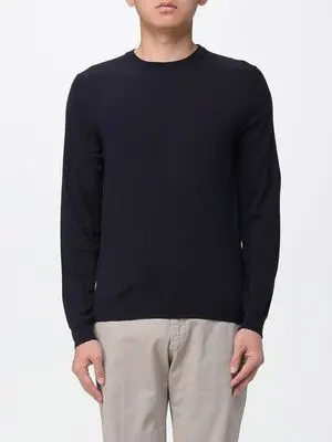 ZANONE Slowear Crewneck Wool Blend Jumper - Blue 1