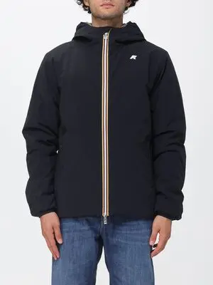 K-WAY Reversible Hooded Windbreaker In Recycled Nylon - Black
