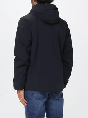 K-WAY Reversible Hooded Windbreaker In Recycled Nylon - Black