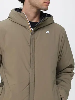 K-WAY Reversible Hooded Windbreaker In Recycled Nylon - Black