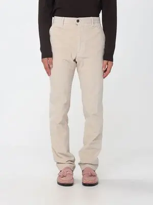 Incotex Slim Fit Corduroy Chino Trousers - Natural