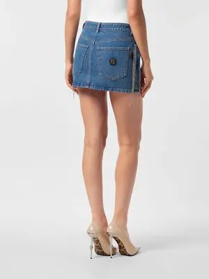 Philipp Plein Skirt With Embellished Detailing