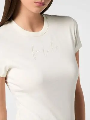 Philipp Plein Slim-fit Cotton T-shirt - White