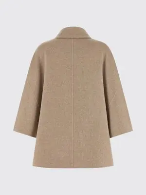 Max Mara Double-breasted Knee-length Cashmere Coat With Dropped Shoulders - Beige