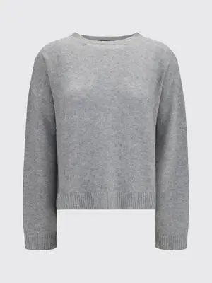 Fabiana Filippi Pure Cashmere Crewneck Jumper With Ribbed Trims