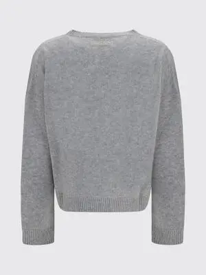 Fabiana Filippi Pure Cashmere Crewneck Jumper With Ribbed Trims