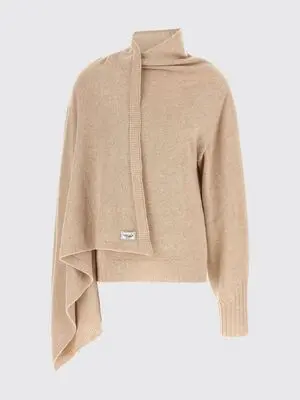 Attico Virgin Wool Turtleneck Jumper With Dropped Shoulders