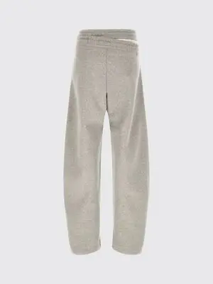 Attico Wide Leg Cotton Jogging Trousers With High Drawstring Waist