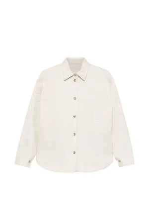 Moncler Padded Overshirt With Classic Collar