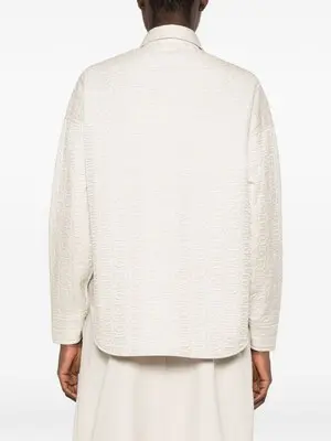 Moncler Padded Overshirt With Classic Collar