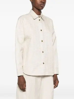 Moncler Padded Overshirt With Classic Collar