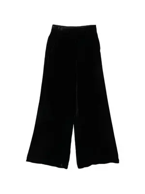 Rick Owens Velvet Wide-leg Trousers
