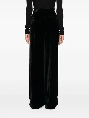 Rick Owens Velvet Wide-leg Trousers