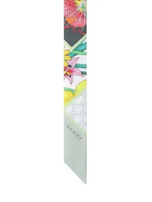 Gucci Printed Silk Foulard