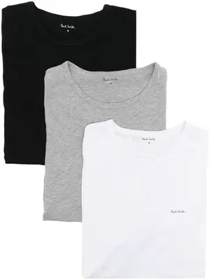 Paul Smith Logo Cotton T-shirt 3pack - Multi