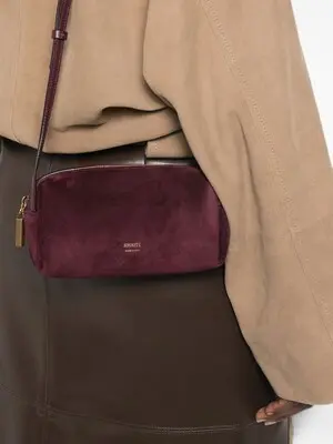 Khaite Kye Mini Leather Crossbody Bag