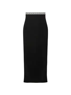Versace Long Skirt - Black