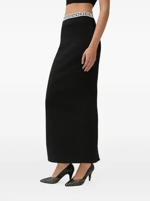 Versace Long Skirt - Black