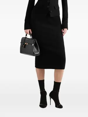 Dolce & Gabbana Wool Midi Skirt