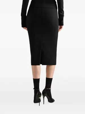 Dolce & Gabbana Wool Midi Skirt
