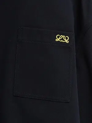 Loewe Zip-up Embroidered Jacket - Blue